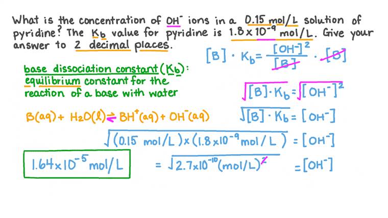 Lesson: Acid Dissociation Constants | Nagwa