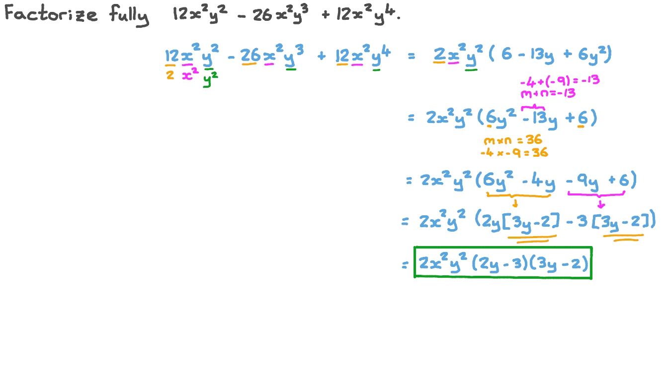 ion Video Factorizing Trinomials By Taking Out The Greatest