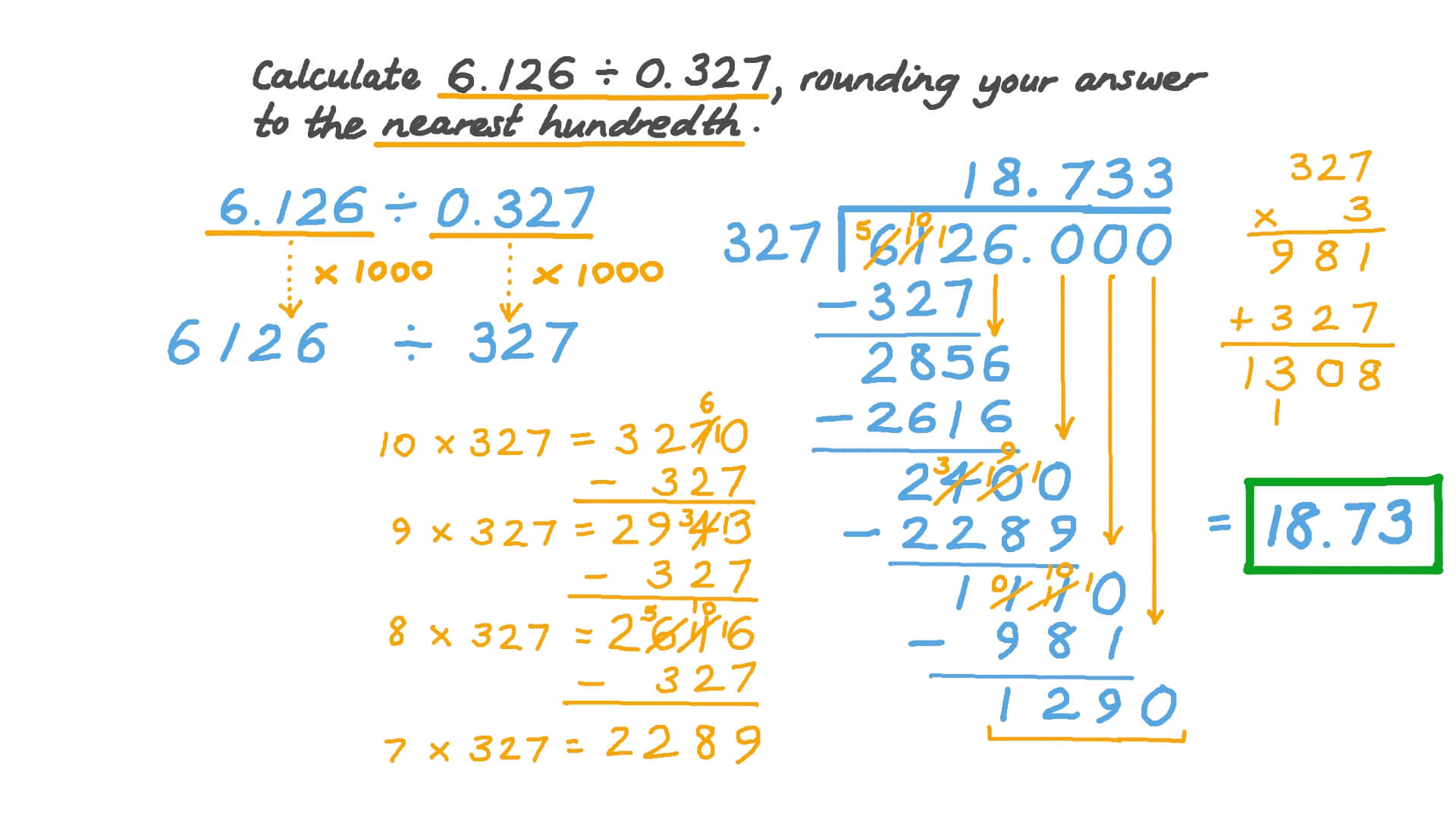 ion Video Dividing Decimals Up To Three Decimal Places Nagwa