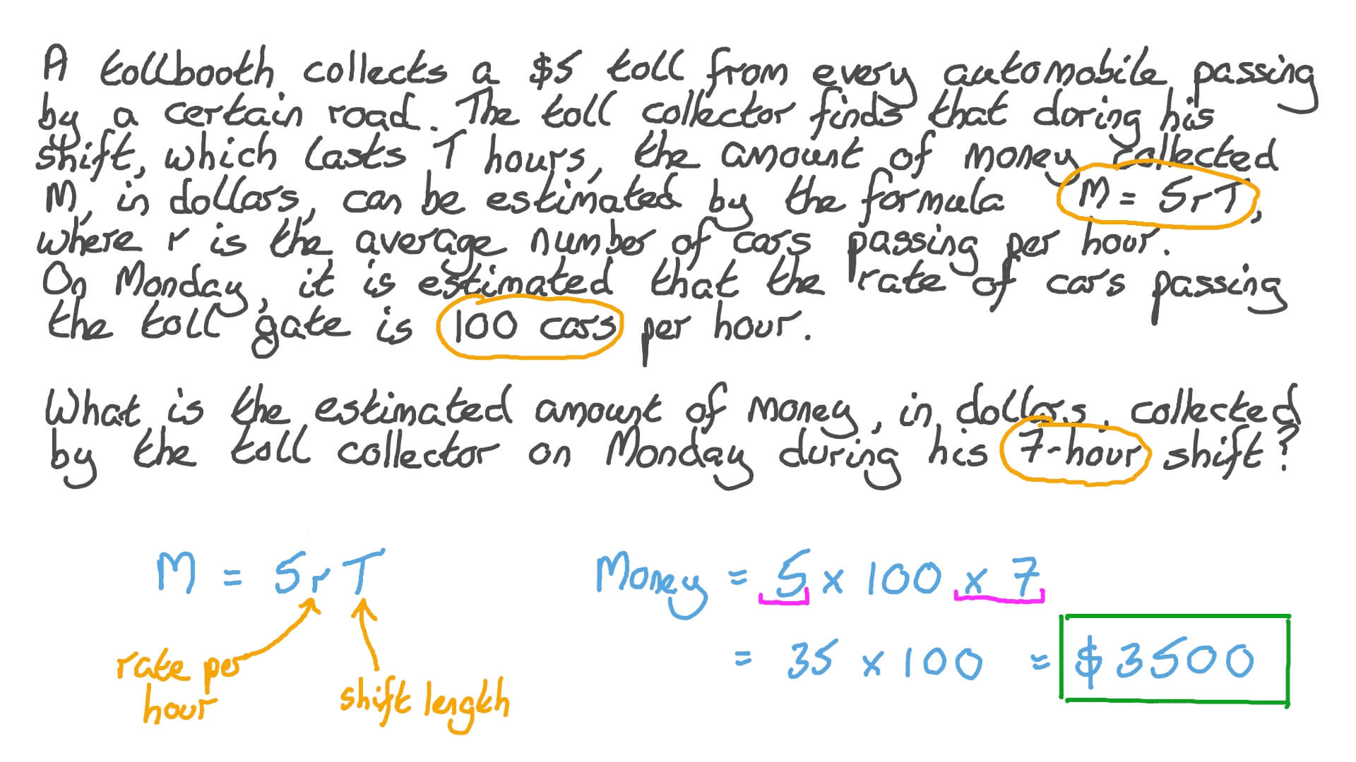 Video: Substitute Values into a Given Formula | Nagwa