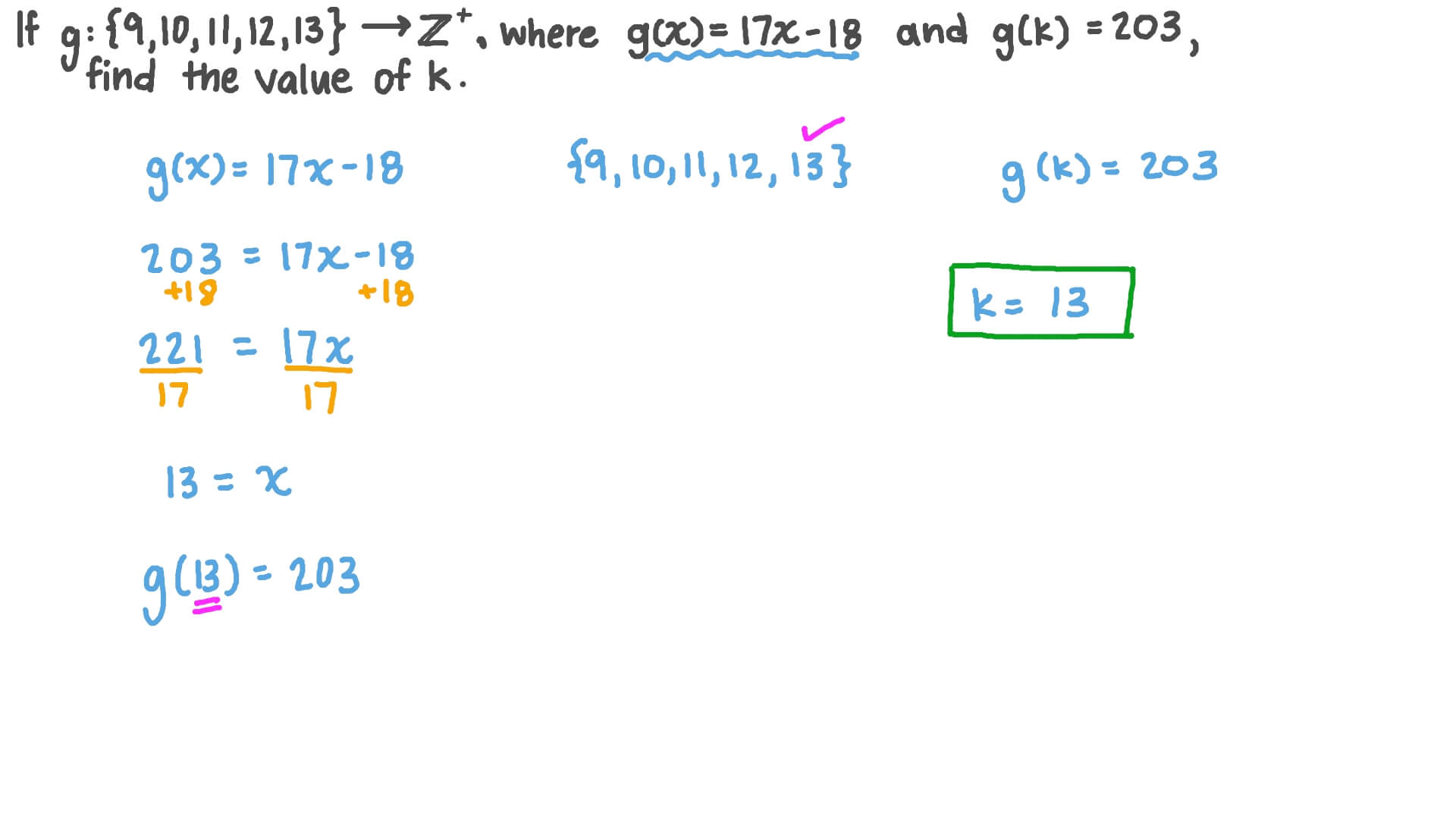 ion Video Writing And Solving Linear Equations Involving Linear