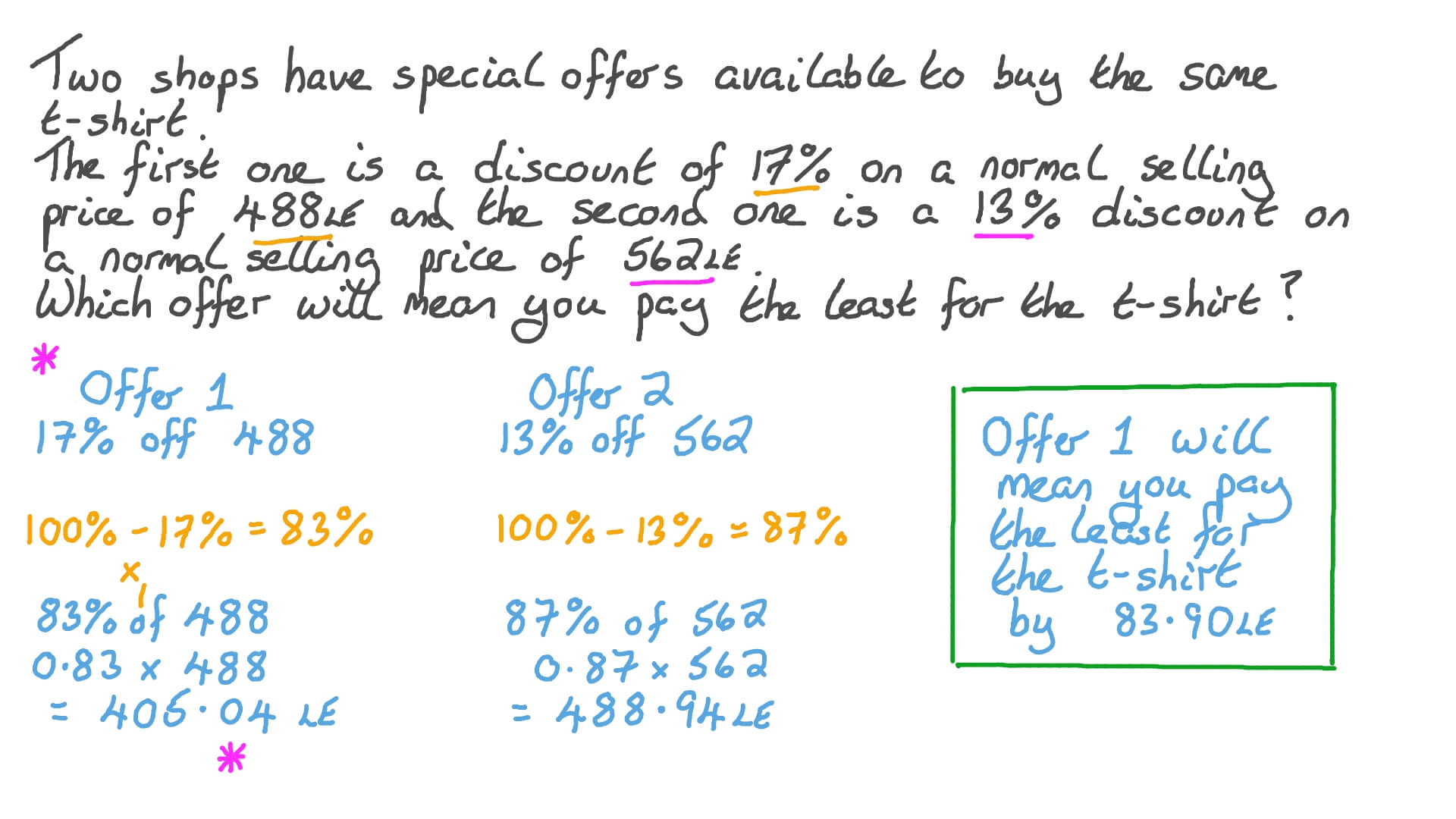 question-video-comparing-percentages-of-given-numbers-in-a-real-world