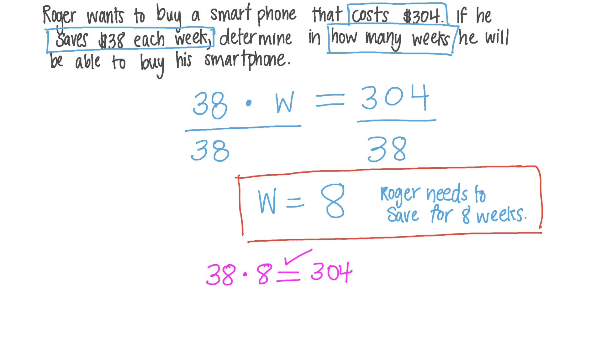 Question Video Solving Word Problems Involving Division Nagwa Question Video Solving Word Problems Involving Division Nagwa