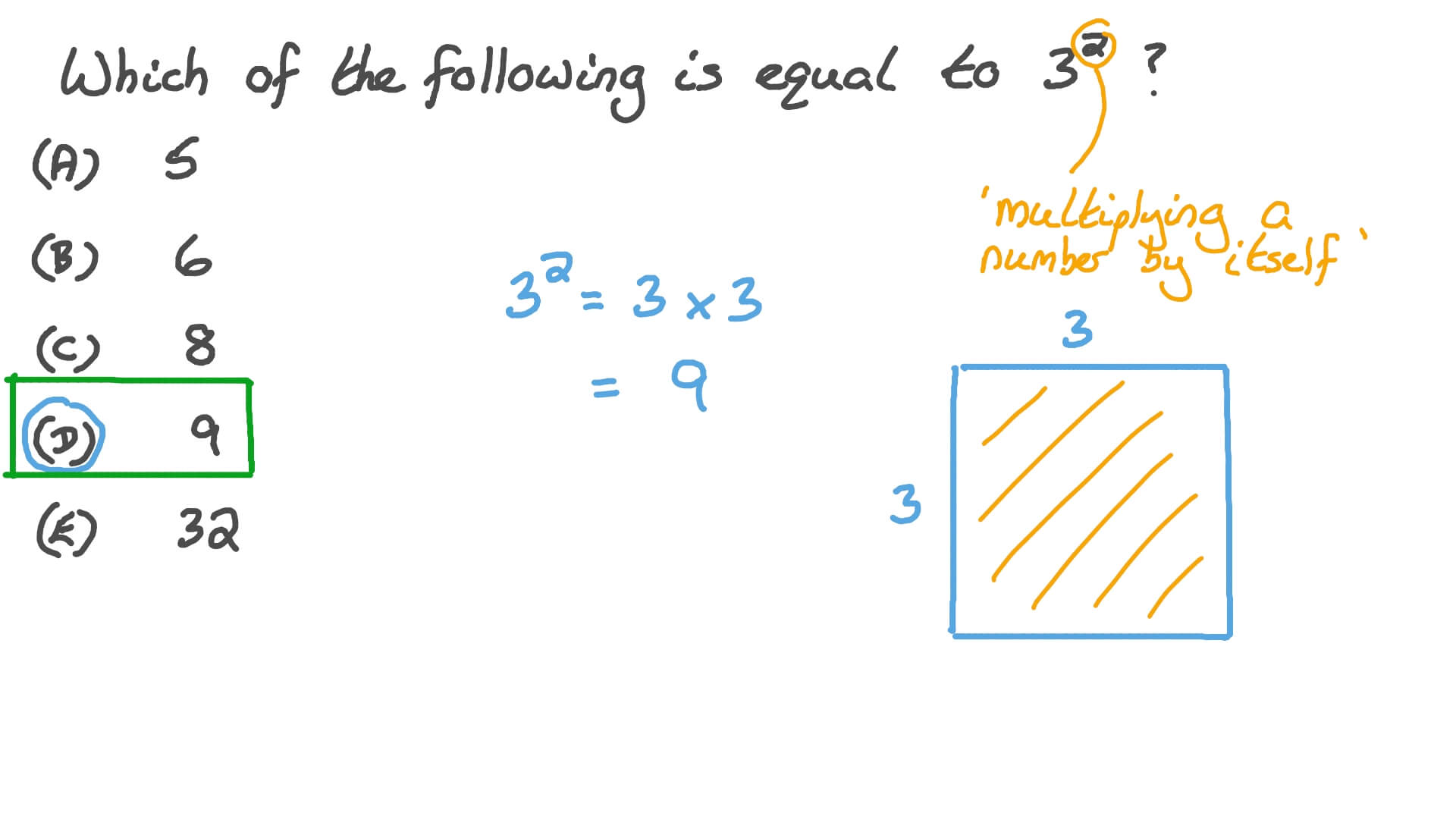 Question Video: Evaluating Positive Single Term Integer Expressions with Positive Integer ...