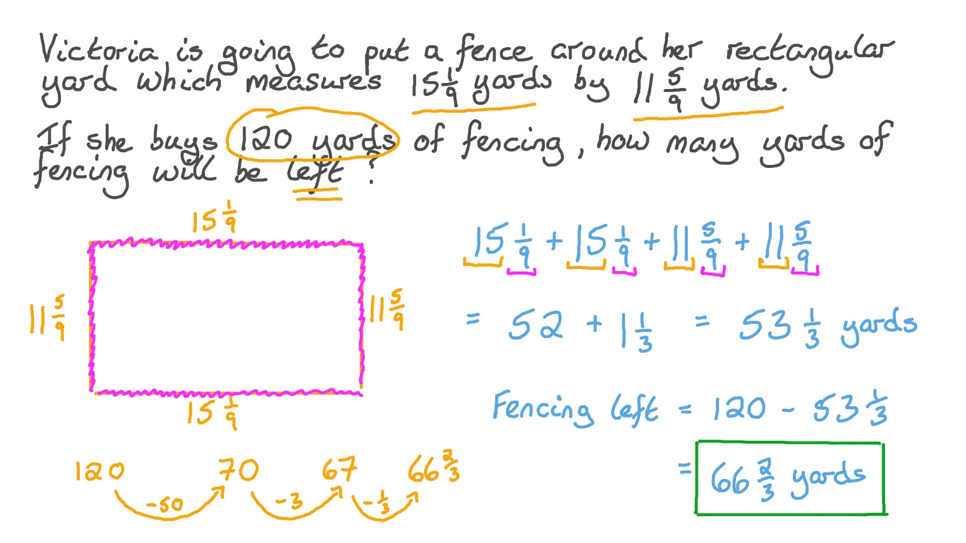 Question Video: Solving Word Problems Involving Mixed Numbers | Nagwa