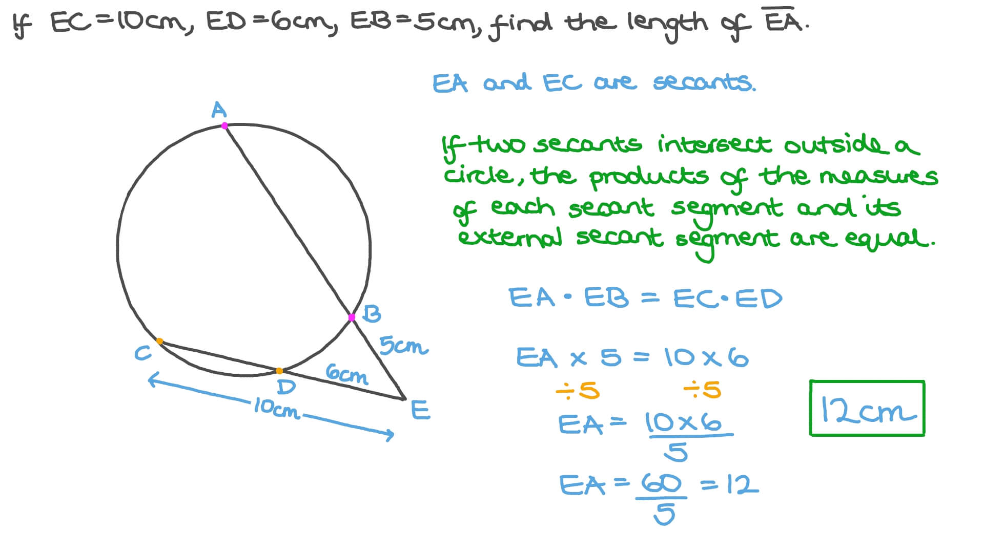 ion Video Finding An Unknown Lengths Of A Proportion Resulting 