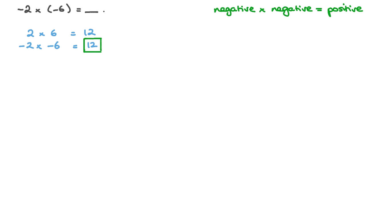 Question Video: Multiplying Two Negative Rational Numbers | Nagwa