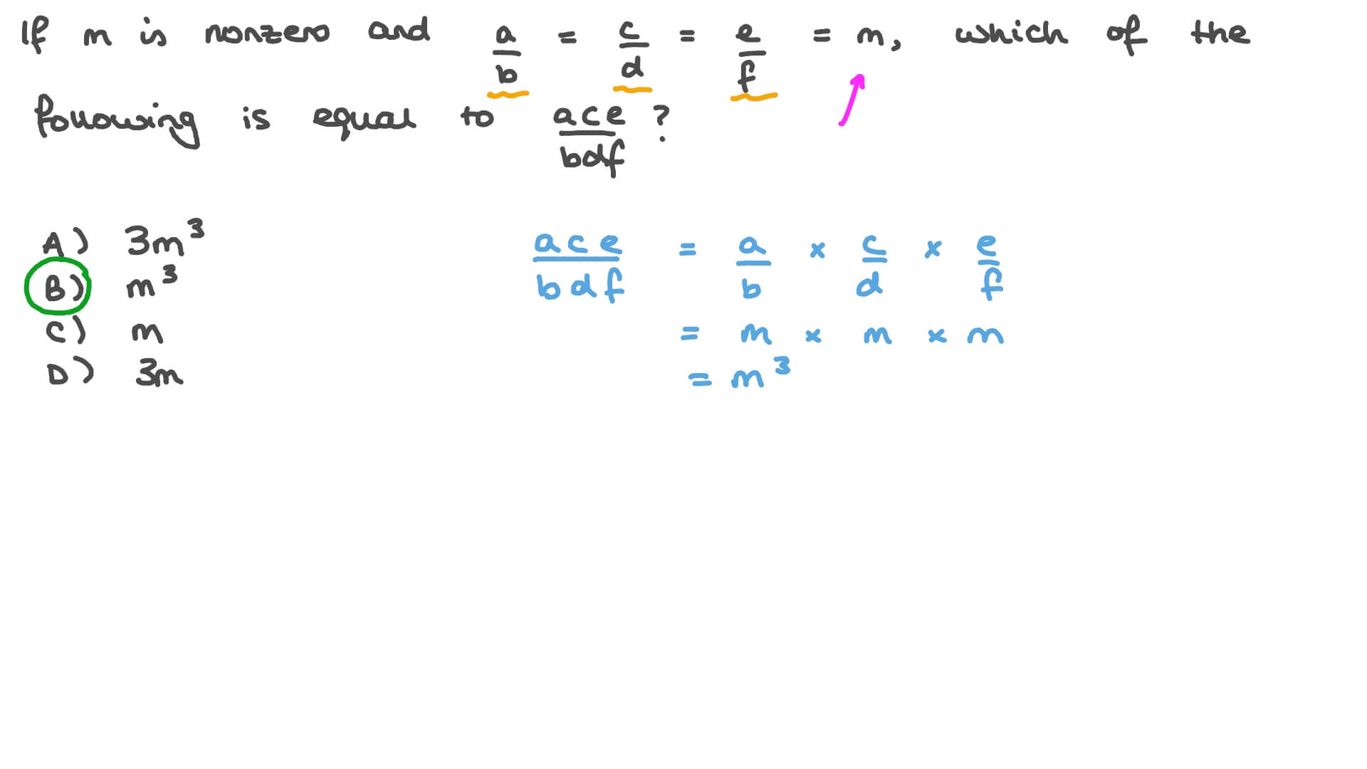 Question Video: Using Proportions to Find Unknown Values | Nagwa