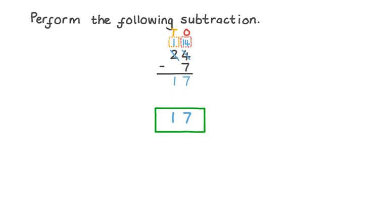 Lesson: Column Subtraction of One-Digit Numbers from Two-Digit Numbers ...