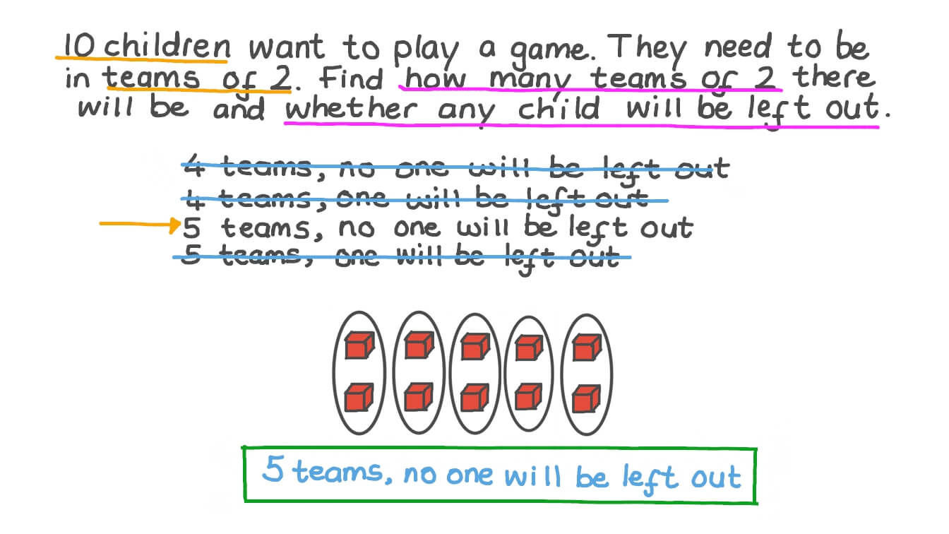 Question Video: Solving Word Problems Involving Division | Nagwa