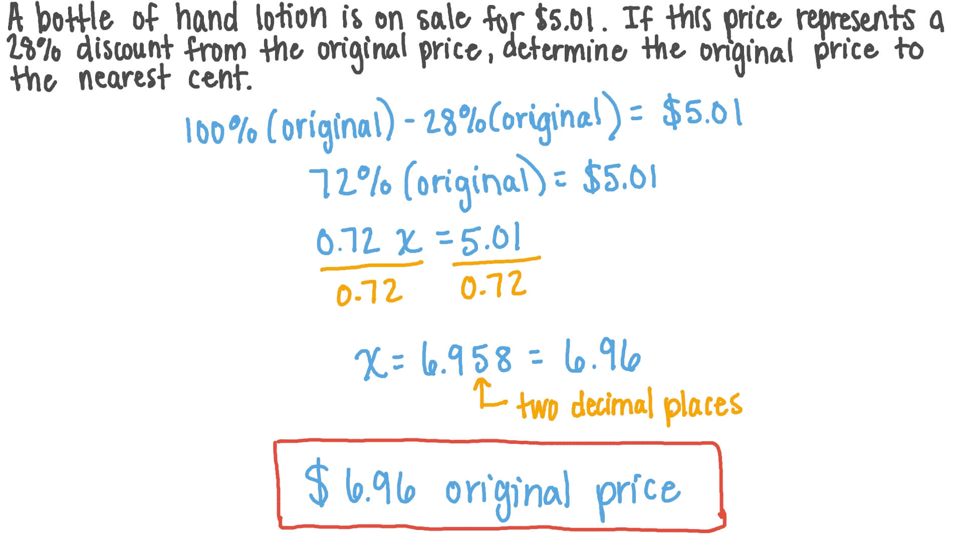 Question Video: Solving Word Problems Involving Percentage | Nagwa