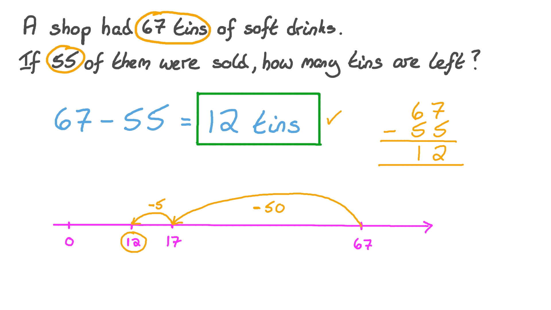 Question Video: Solving Word Problems Involving Addition and ...
